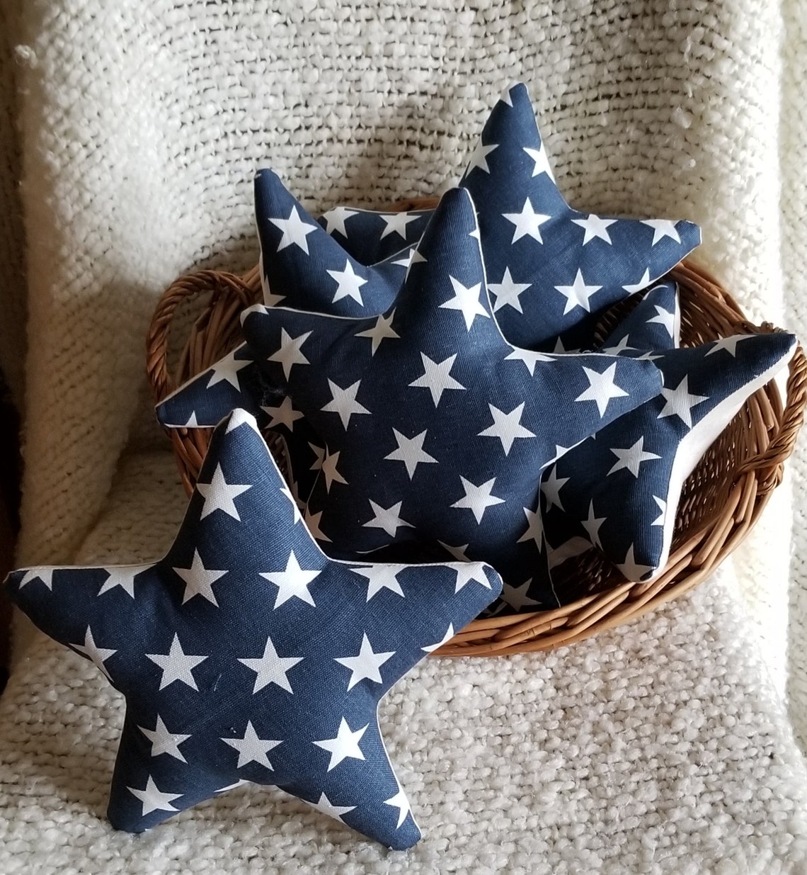 Star on Stars Bowl Filler Decoration. Americana. - Etsy