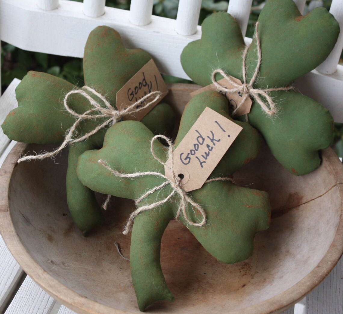 Good Luck Handmade Shamrocks. - Etsy