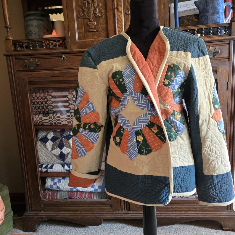Quilt Jacket Ladies New Vintage Quilt - Etsy