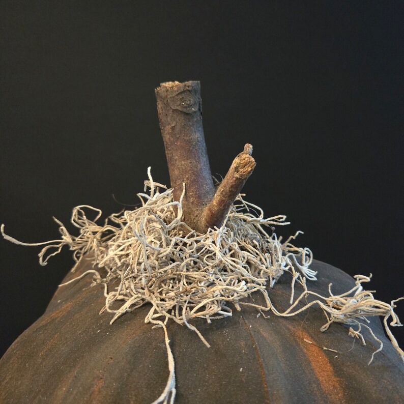 Primitive Pumpkin Made by Me. Farmhouse Country Decor Black - Etsy