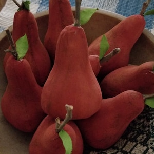 Handmade Pears. Hand Painted. Original Design. Primitive Country - Etsy