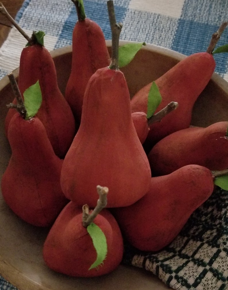 Handmade Pears. Hand Painted. Original Design. Primitive Country - Etsy