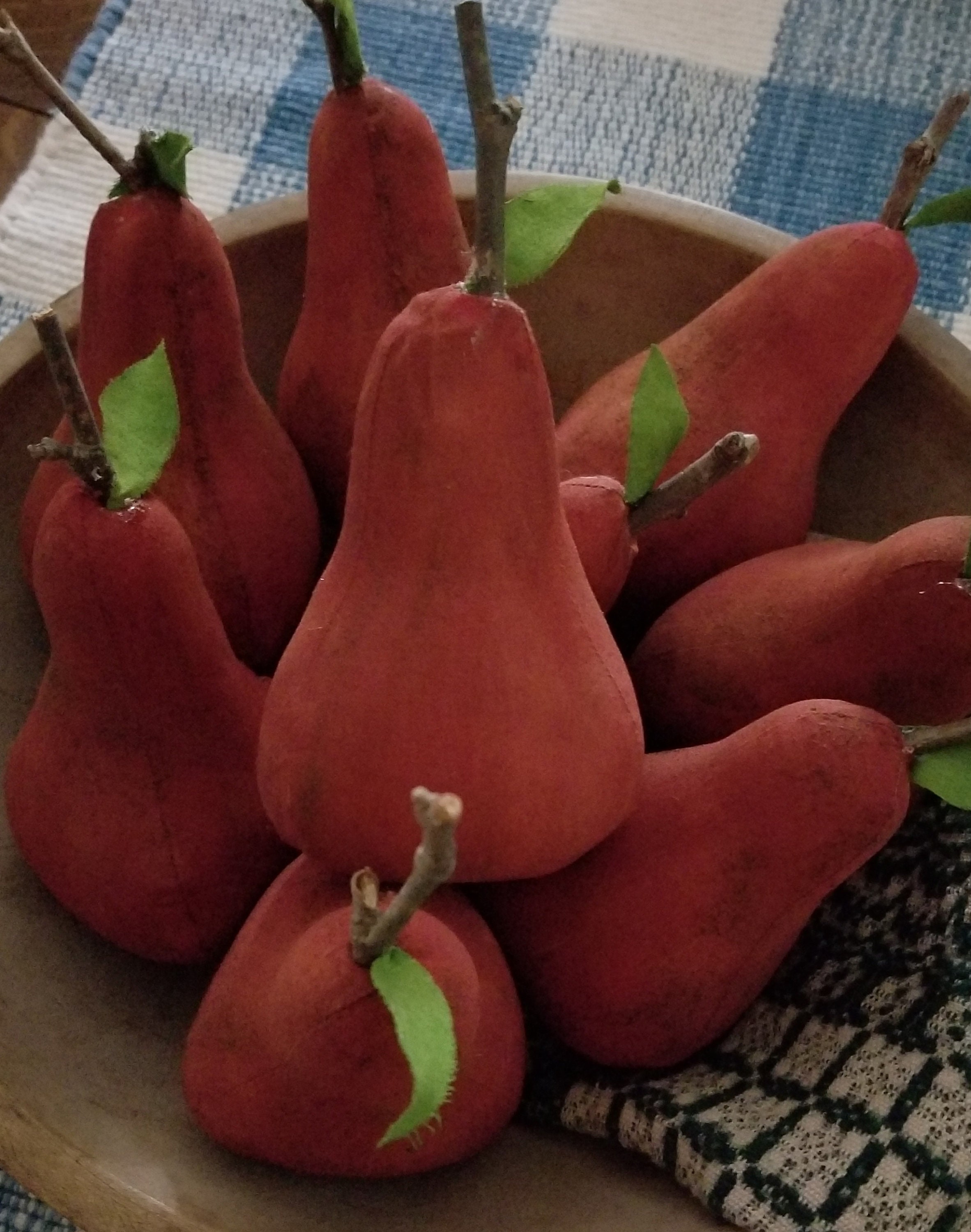 Handmade Pears. Hand Painted. Original Design. Primitive Country - Etsy