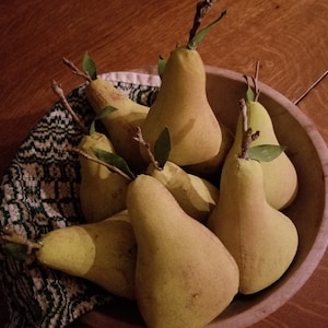 Handmade Pears. Hand Painted. Original Design. Primitive Country - Etsy