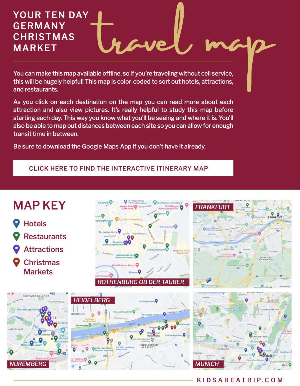 Germany Christmas Markets Guide | 10-day Itinerary Germany Travel Guide ...