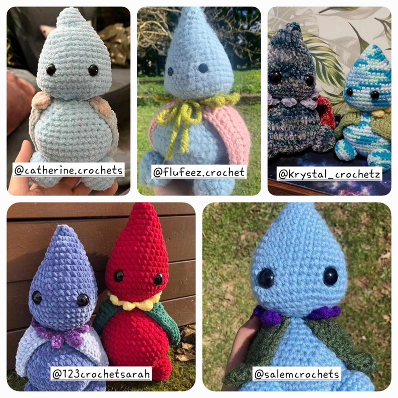 Crochet PDF Pattern Teardrop Buddy Pattern - Etsy