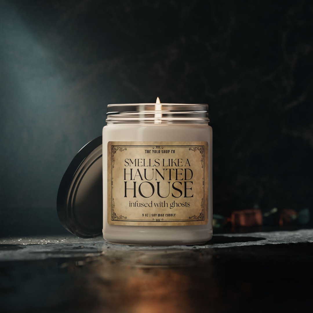 Haunted House Candle Cute Halloween Candle Spooky Candle Cute Candle ...