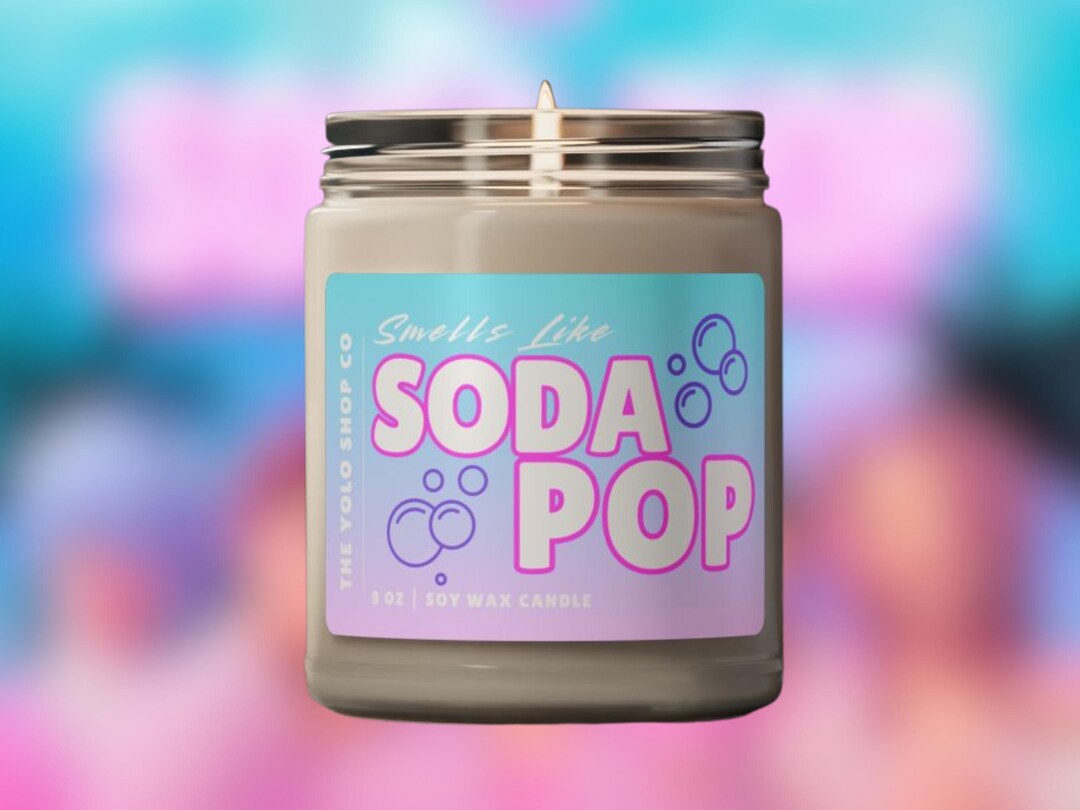 Smells Like Soda Pop, Saja Boys Soy Candle, Kpop Demon Hunter Gift ...