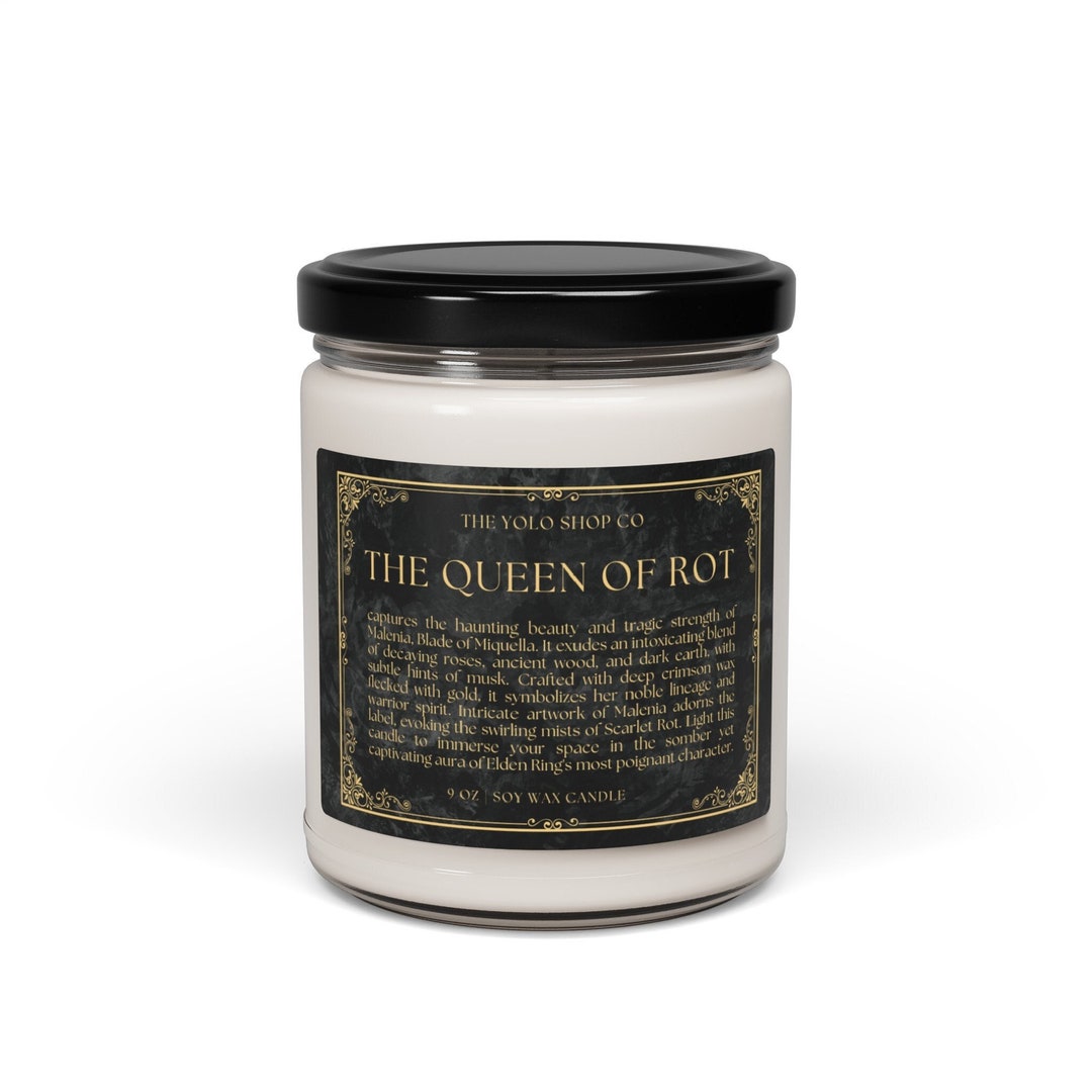 Elden Ring Candle: Queen of Rot Soy Wax Candle - Etsy UK