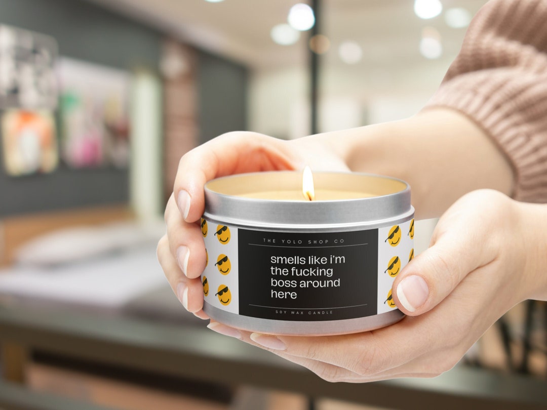 Funny Boss Candle: Coconut Soy Wax Gift for Entrepreneur - Etsy