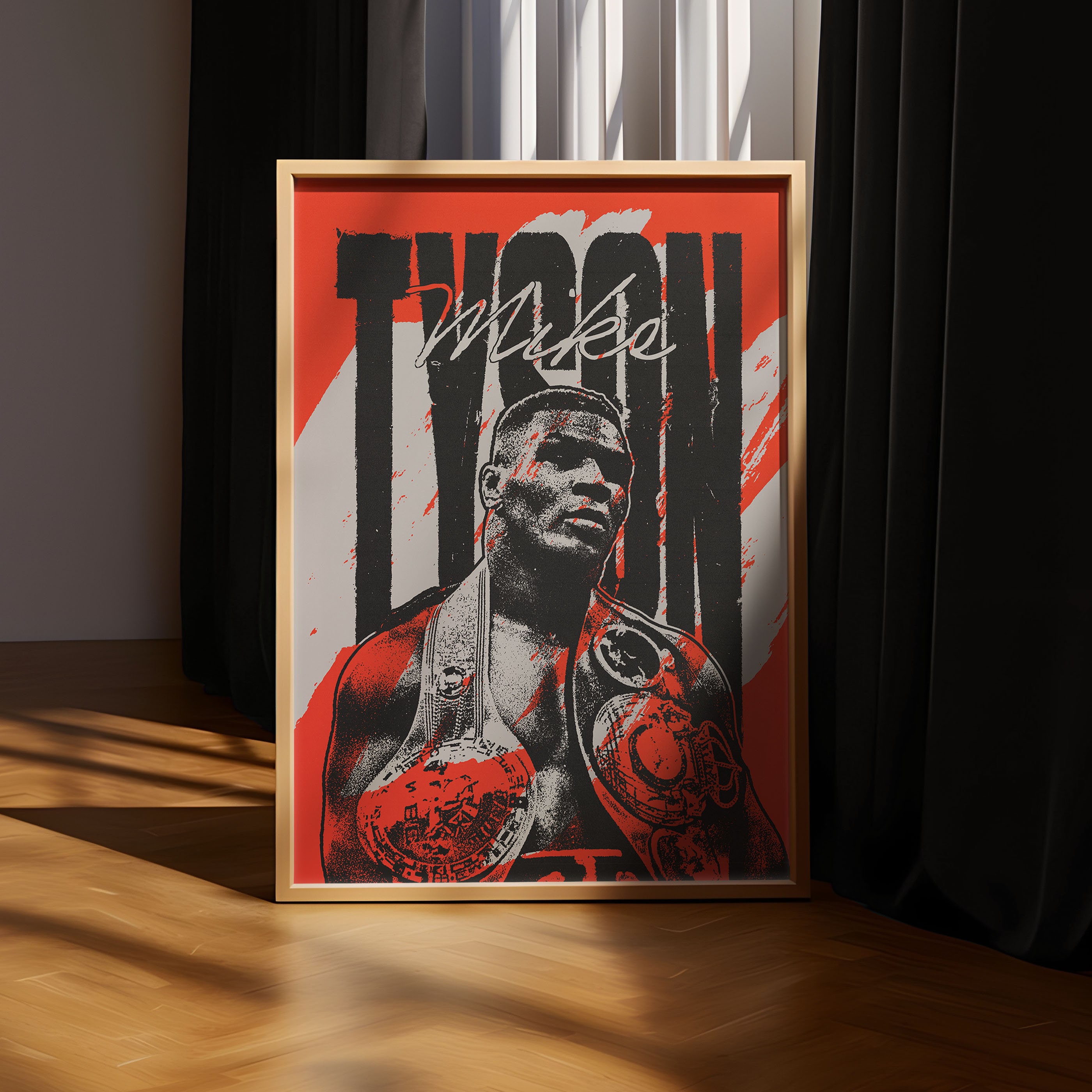 Mike Tyson Poster Boxing Poster for Dad Sport Poster for Son Poster for ...