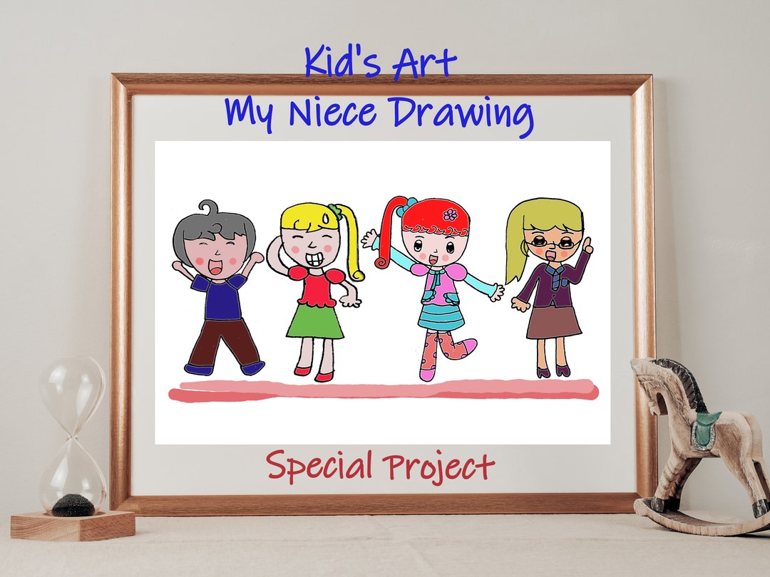 Child's Art, Kid's Drawings, Children Artwork, Kids Arts, Digital Print ...