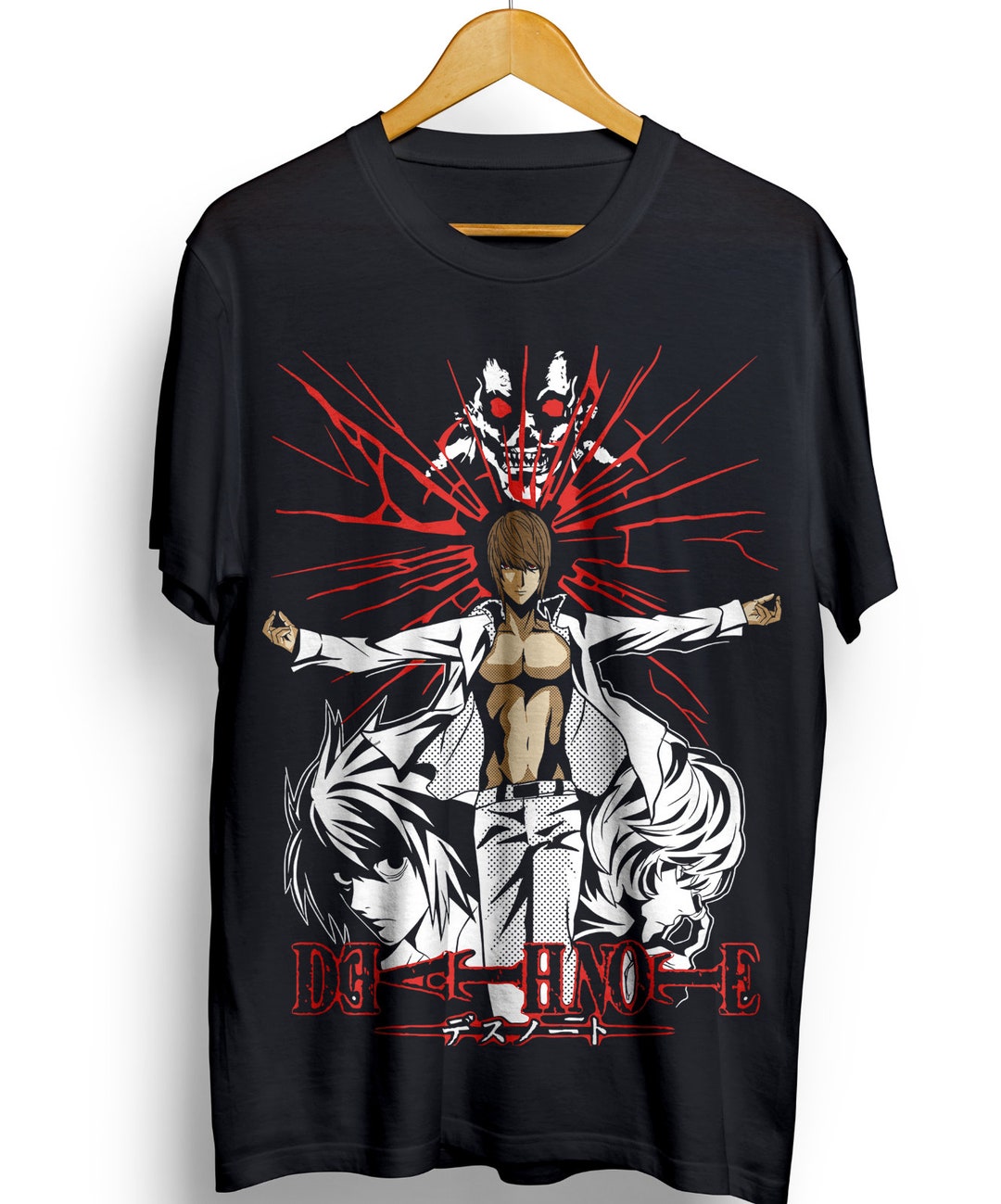 Death Note L Manga Strip Kira Ryuk Anime Unisex Tshirt T-shirt - Etsy