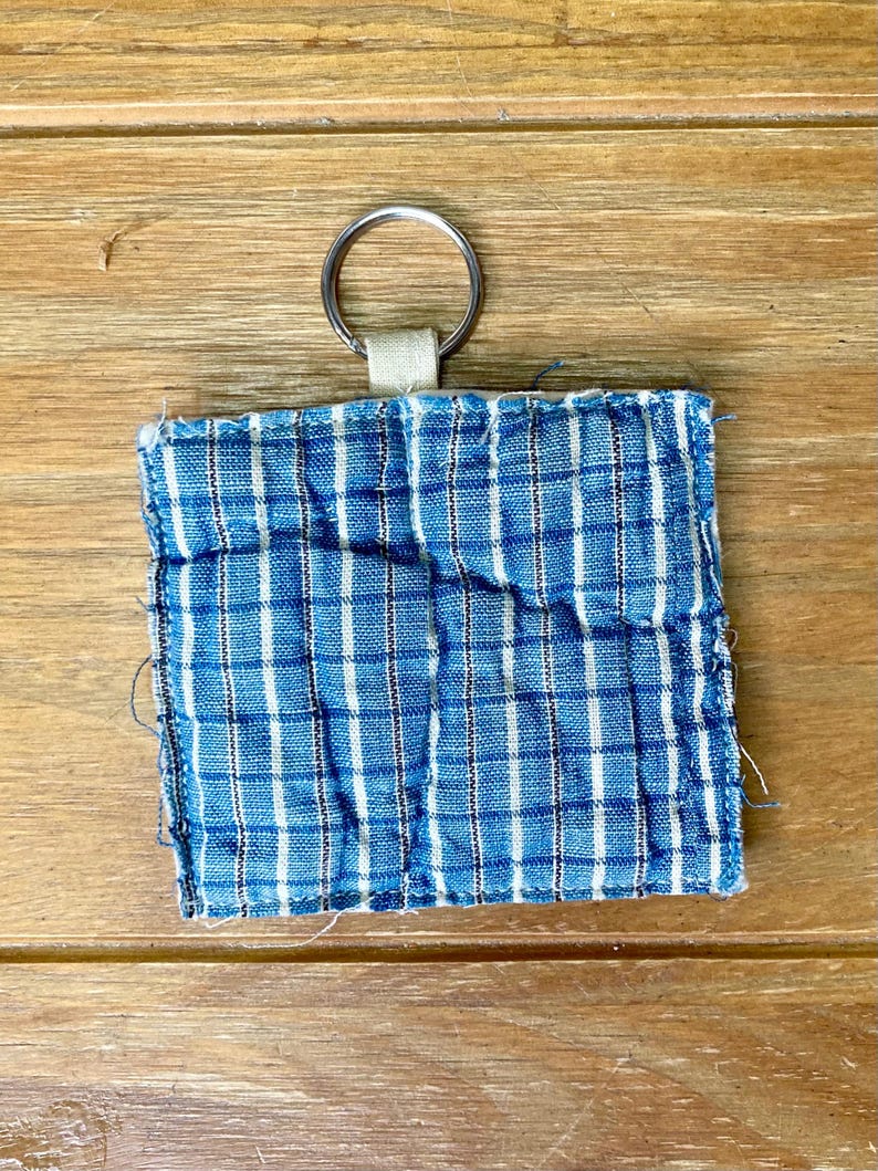 Vintage Quilt Keychain - Etsy