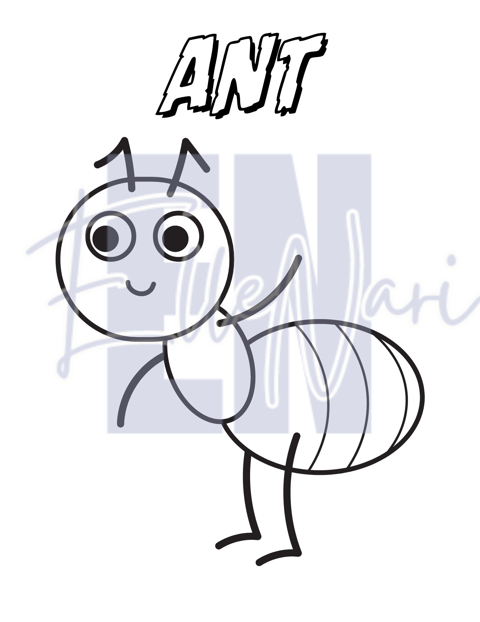 Animal Alphabet Adventures A-Z Coloring Book Digital Version - Etsy