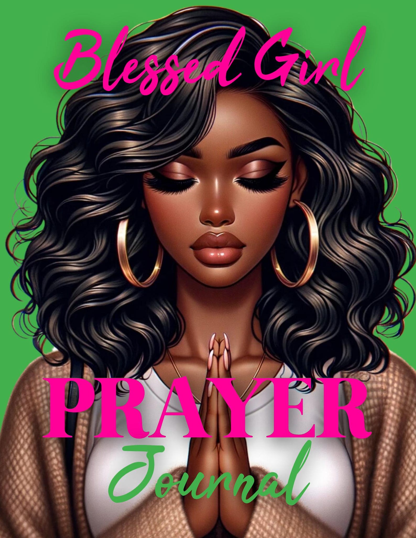 Blessed Girl Prayer Journal (pink &green) - Etsy