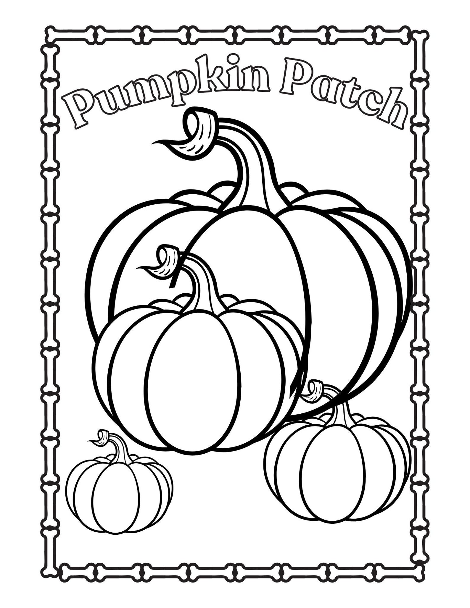 Spooky Halloween Coloring Sheets Set 2 - Etsy