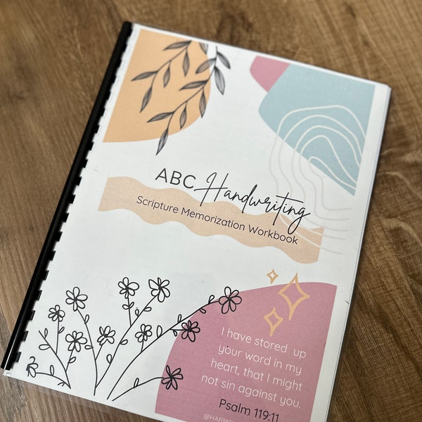 Bible Verse Handwriting Practice - Etsy