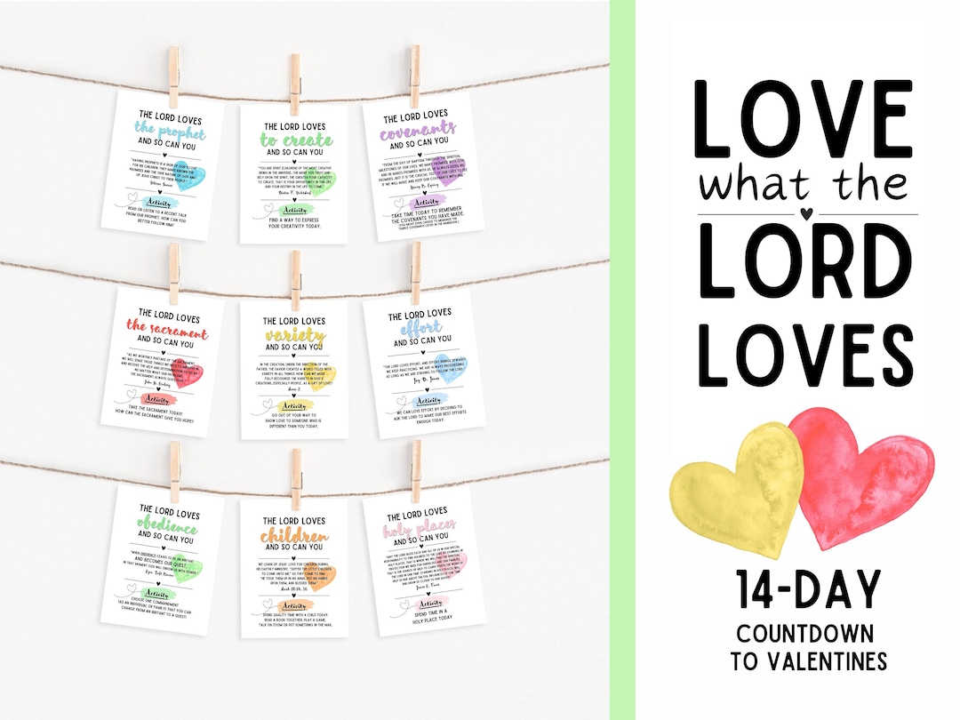 Love What the Lord Loves Valentine Countdown - 14 Days of Quotes and ...