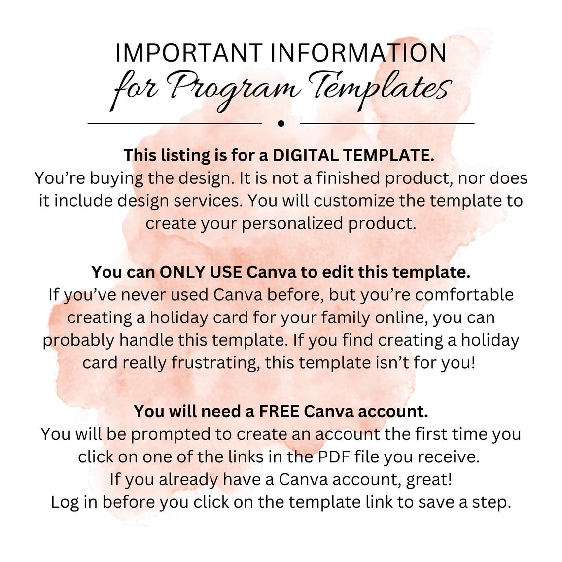 Seminary Graduation Program, Simple Editable Canva Template, Digital ...