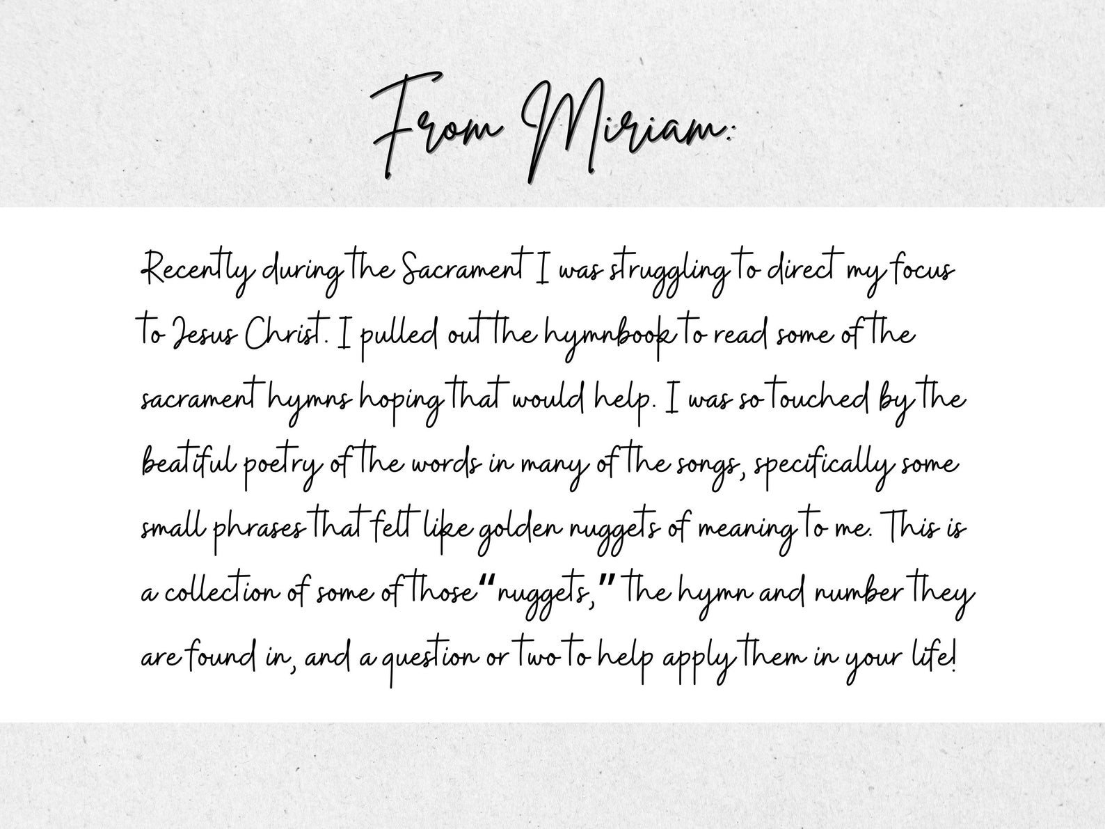 Sacrament Ponder Cards - LDS Hymns - Digital Download - Etsy