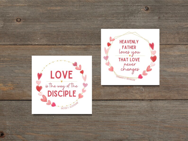 LDS Prophet Quotes - LDS Valentines Cards - Love Quotes - Primary ...