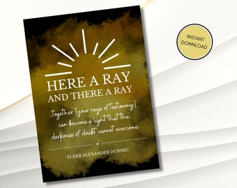 Pillars and Rays Elder Alexander Dushku LDS April 2024 General ...