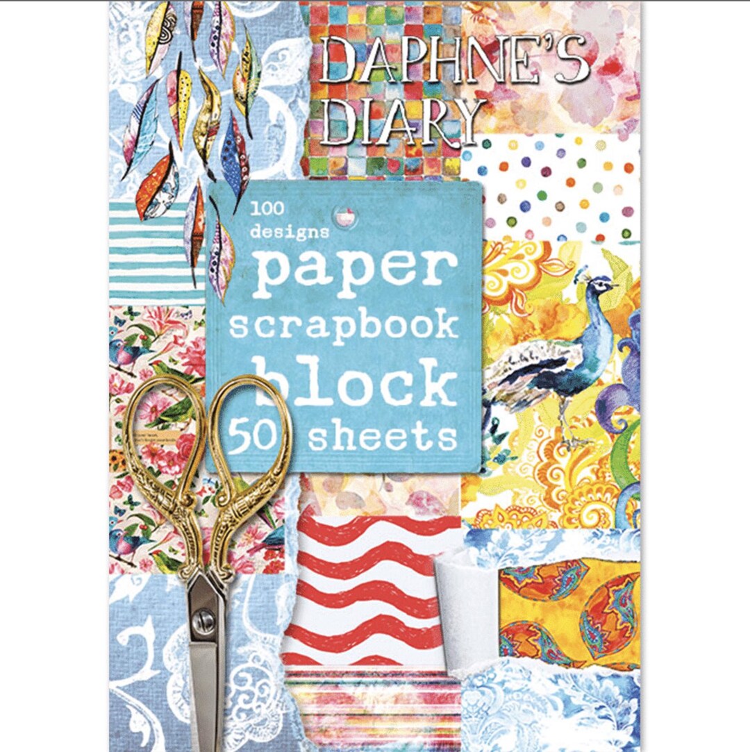 Daphne’s Diary Craft Paper Block • Scrapbook Paper Pack • DIY ...