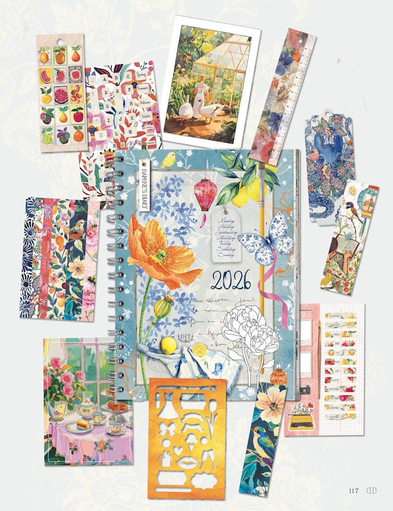 Daphne's Diary Journal 2026, a Cosy Agenda for Paperlovers With ...