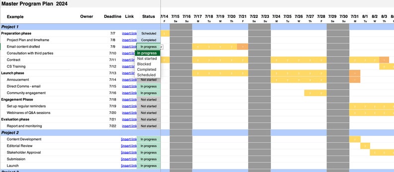 Change and Project Management Template | Overview and Approach ...