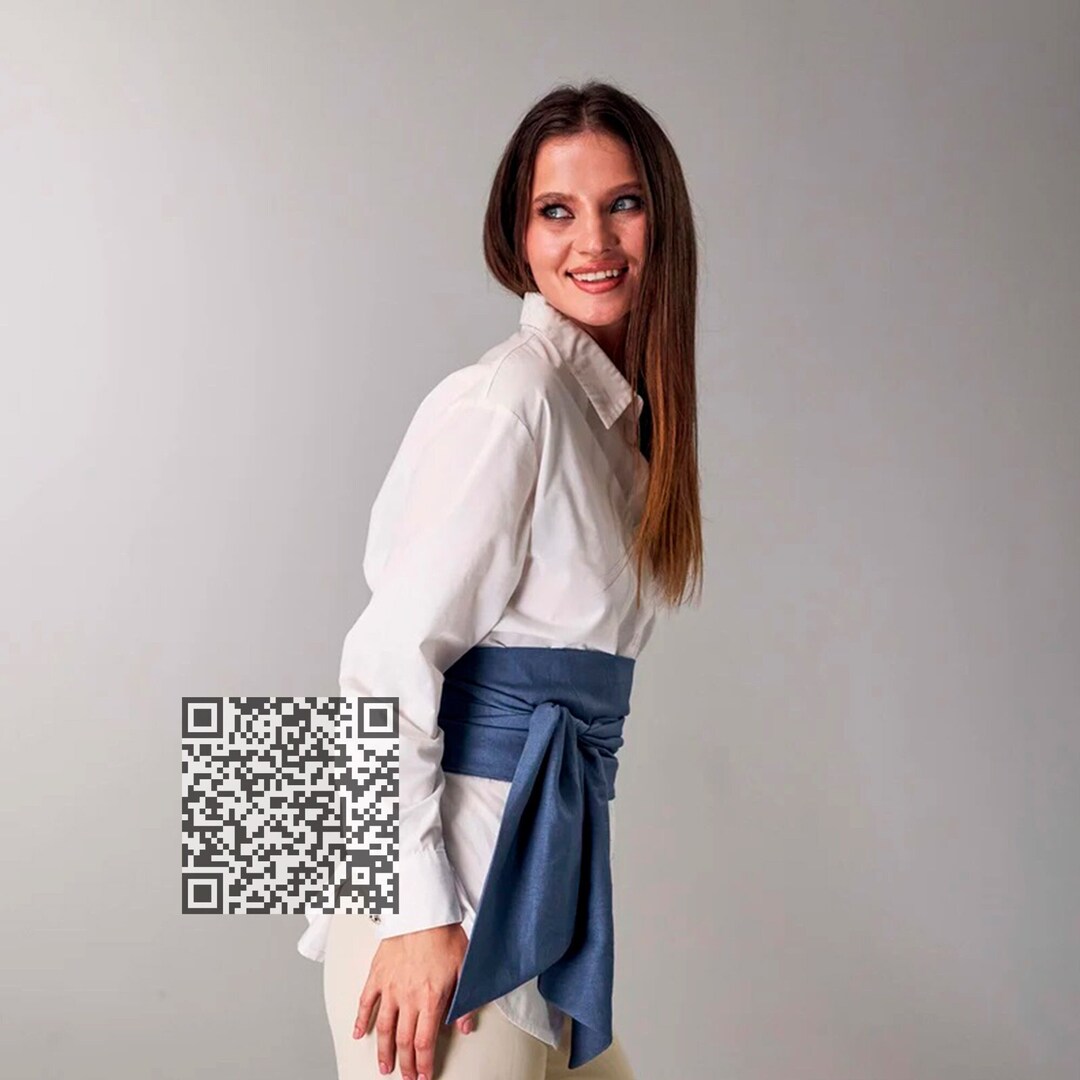 Linen Corset Belt, Wide Waist Belt, Fabric Belt Tie, Linen Sash, Linen ...