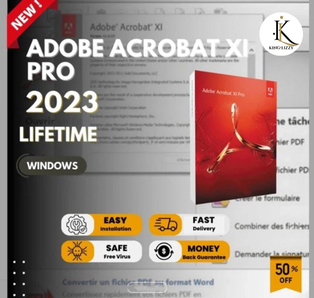 Adobe Acrobat Pro DC 2023 for Windows - Etsy Canada