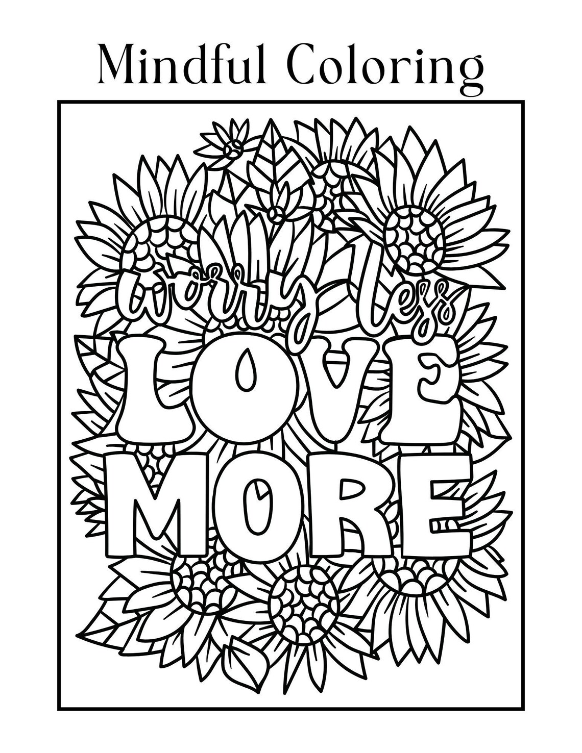 Adult Inspirational Quote Coloring Book - Etsy