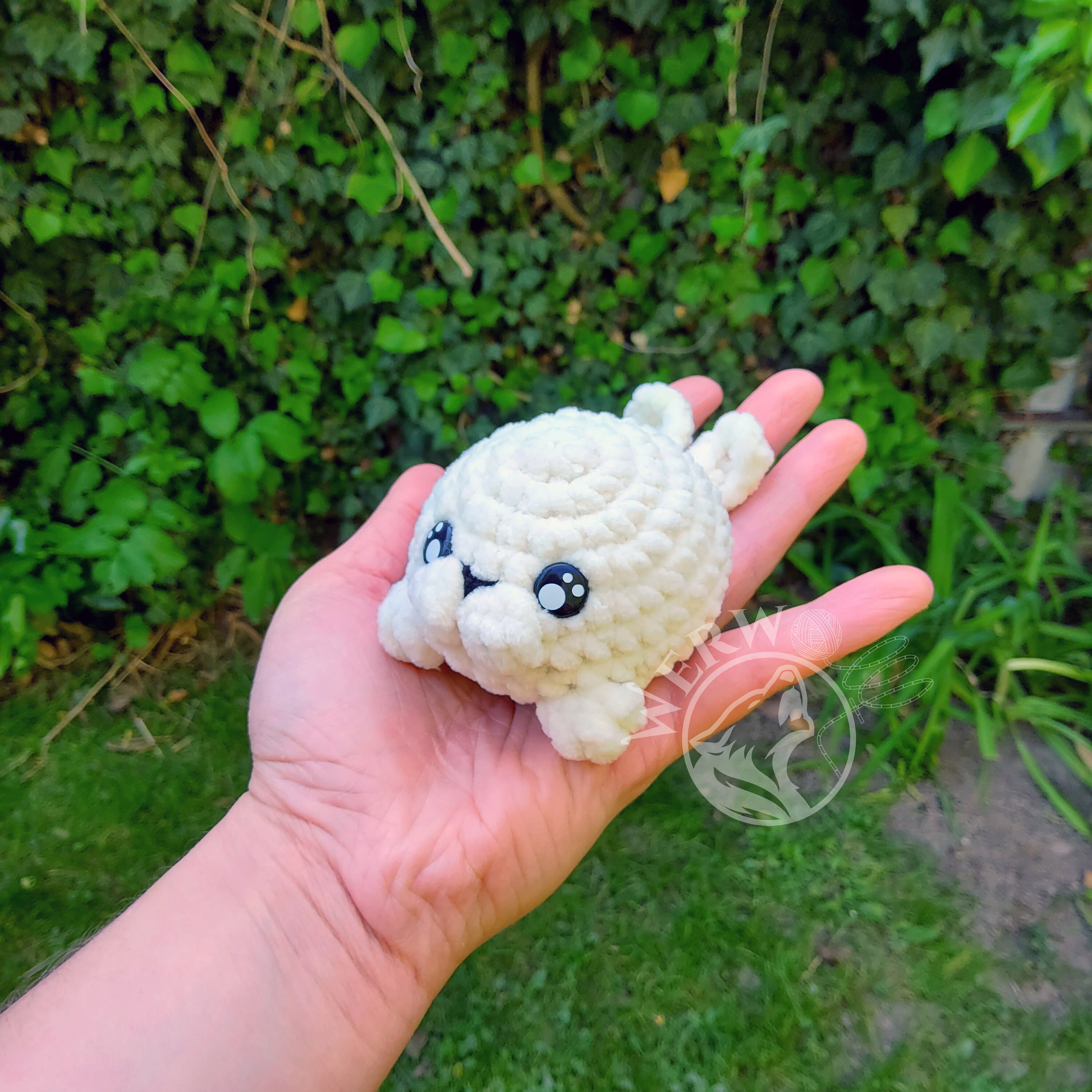 Baby Seal Crochet Pattern No Sew / Cute Amigurumi Animal / Sea Creature ...
