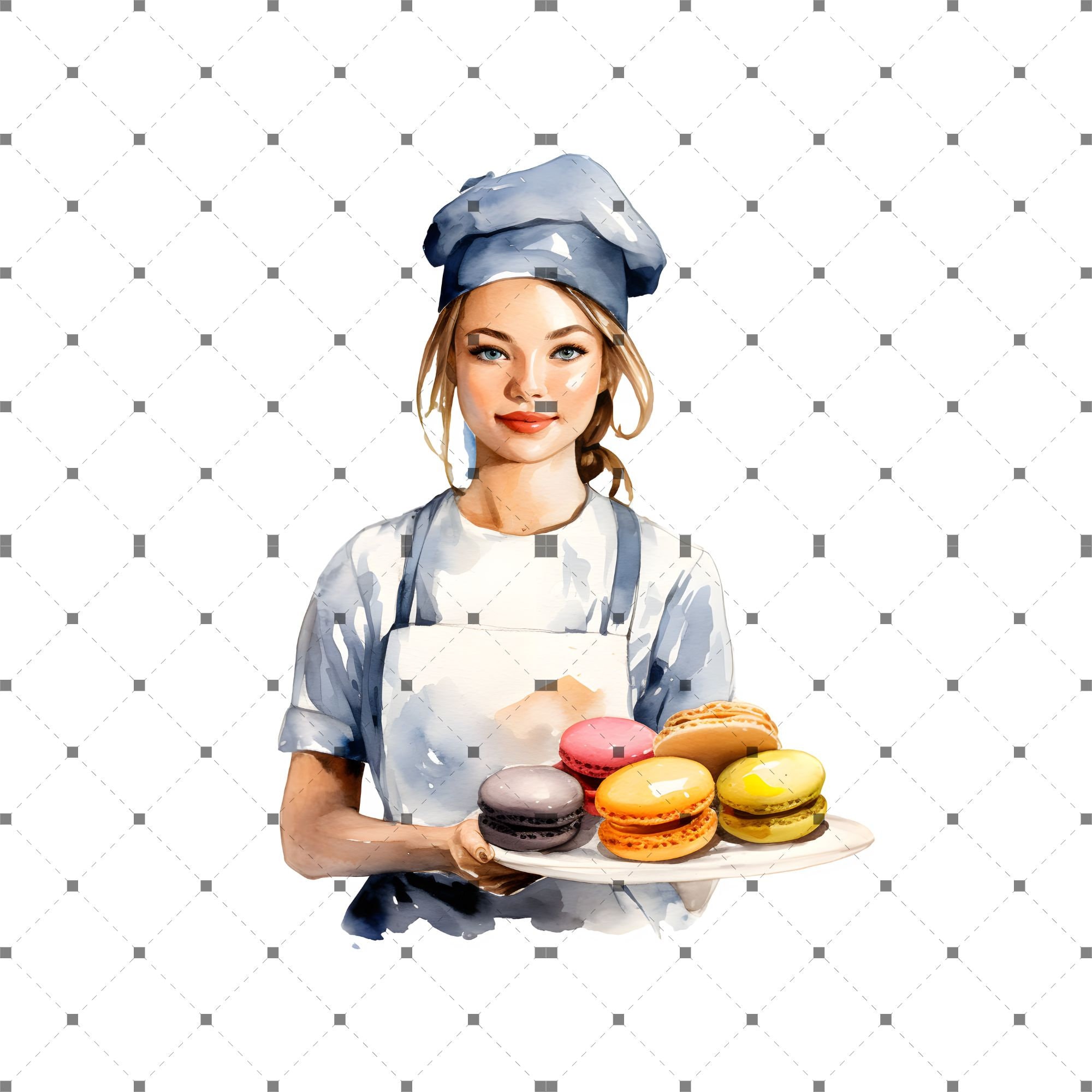 Pastry Chef Girls Clipart Bundle Pastry Chef Sublimation - Etsy