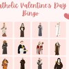 Valentines Bingo for Kids Catholic Valentine Bingo Valentines Kids ...
