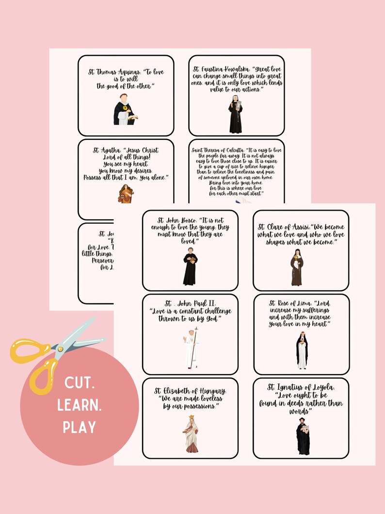 Valentines Bingo for Kids Catholic Valentine Bingo Valentines Kids ...