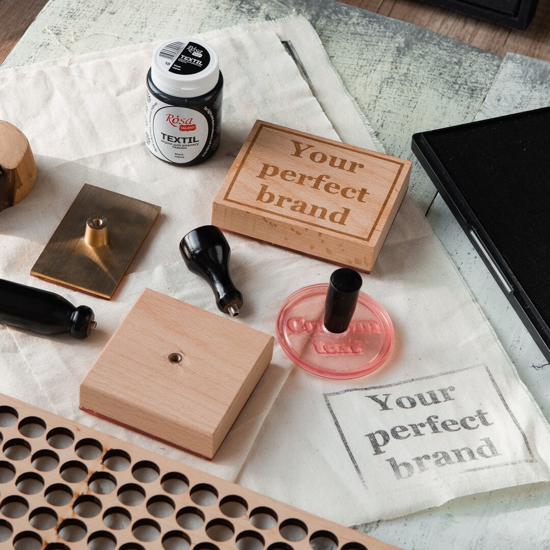 Custom Business Logo Stamp Rubber Stamp Logo Personalized - Etsy UK