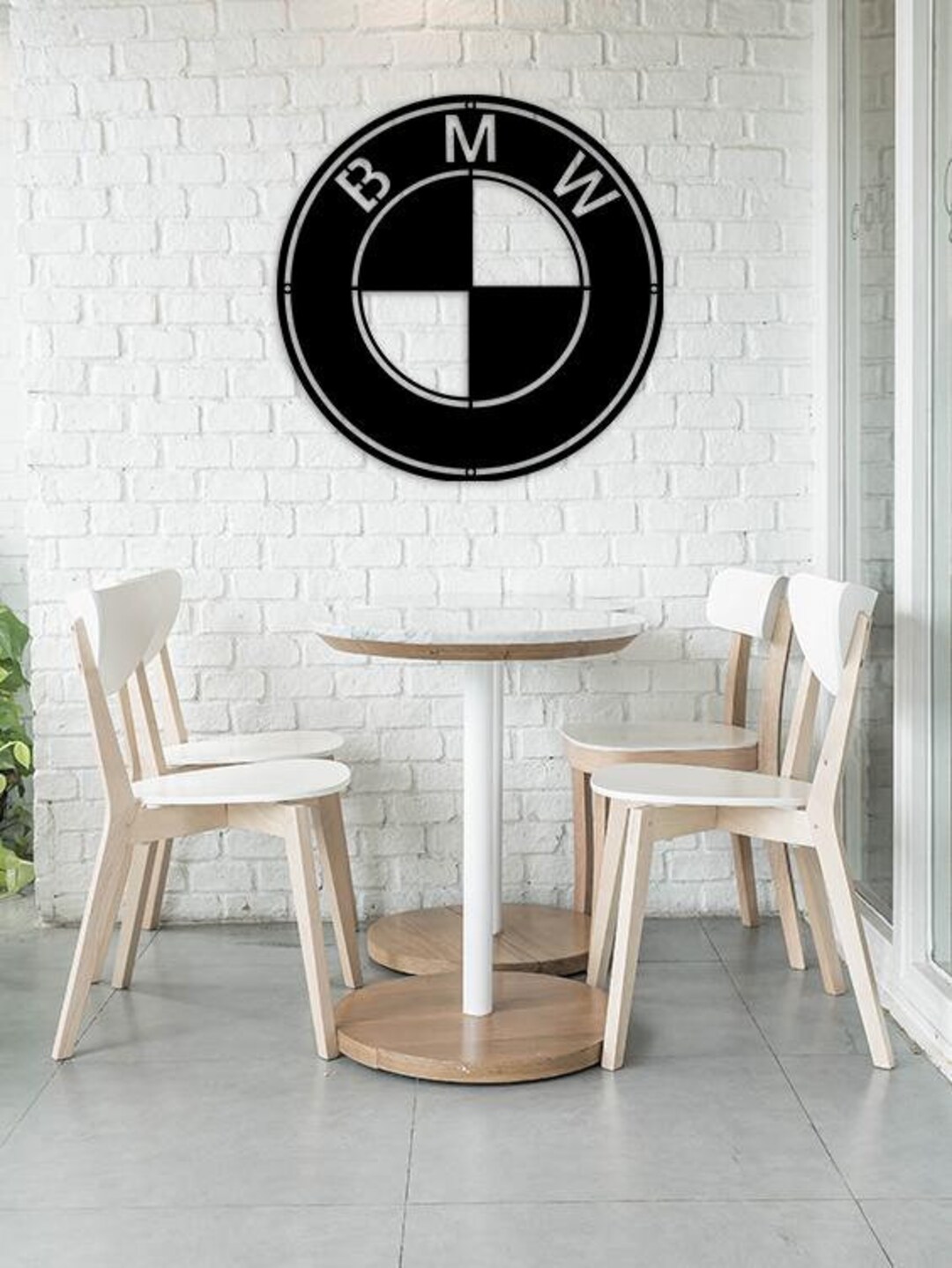 BMW Logo Metal Sign, BMW Metal Wall Art, Sport Car Logo, Car Lover ...