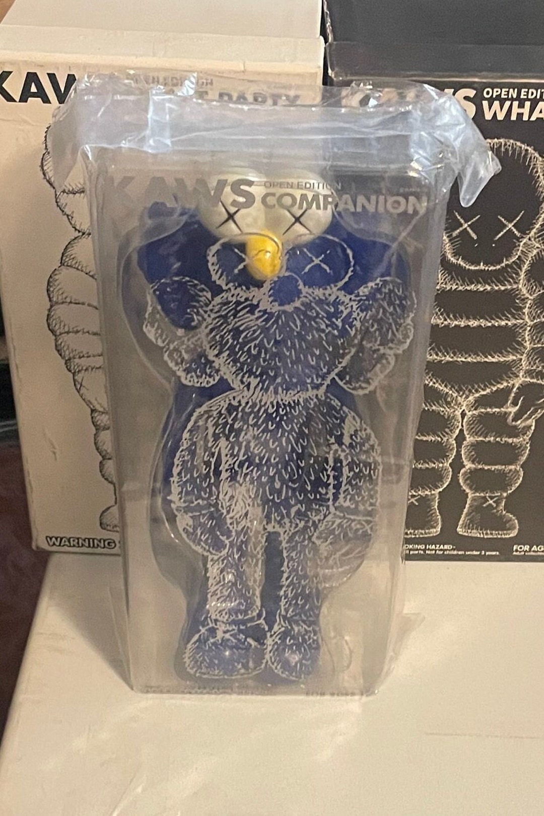 Kaws Open Edition Companion Cookie Monster Blue - Etsy