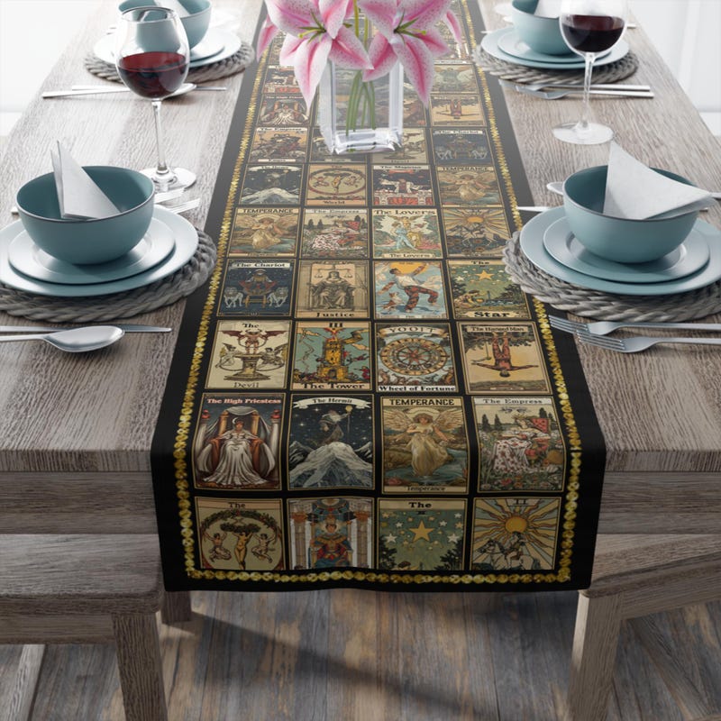 Tarot Card Table Cloths - Etsy