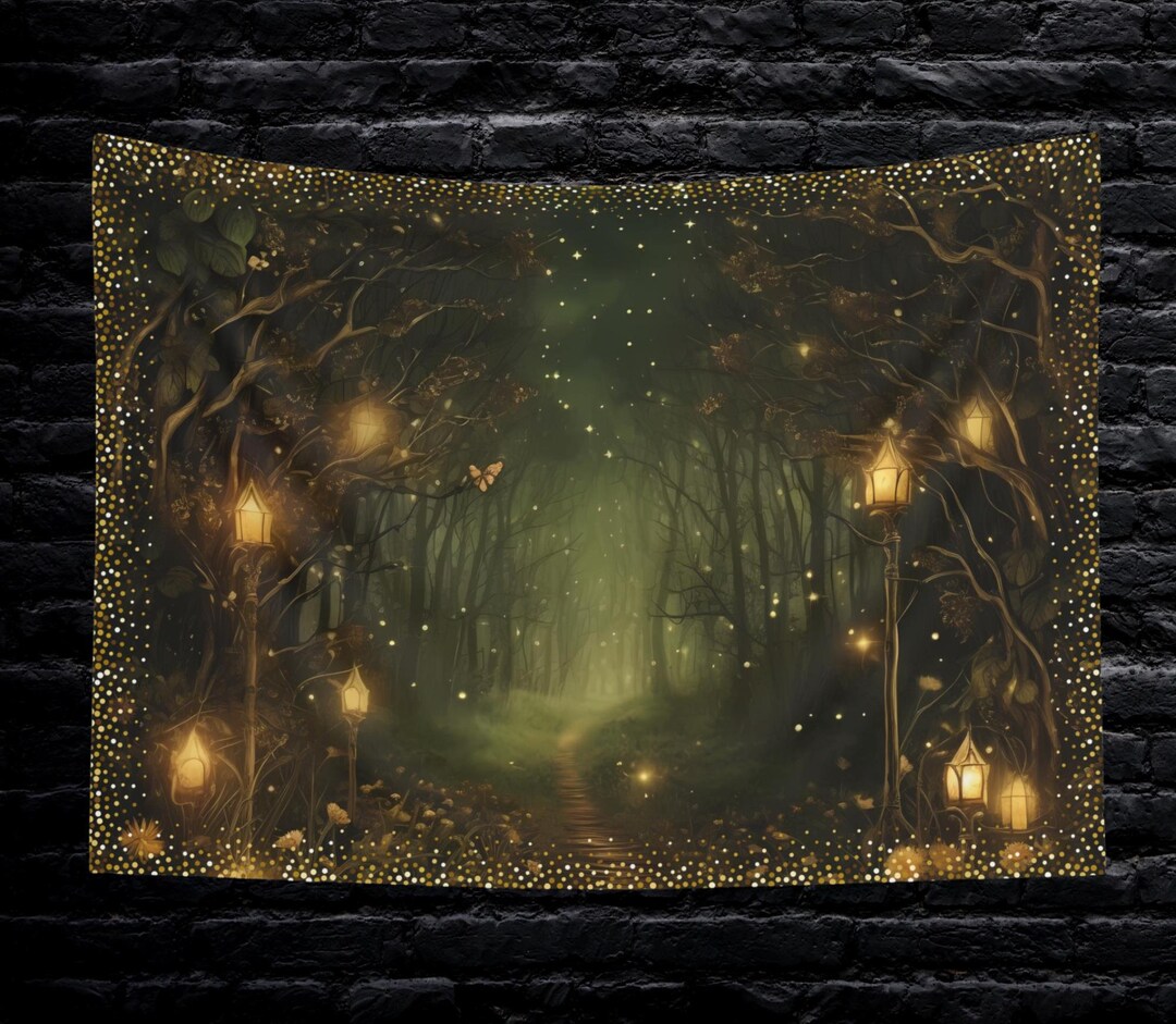 Magical Forest Altar Cloth 36x26 Inch Tarot Cloth Altar Decoration or ...