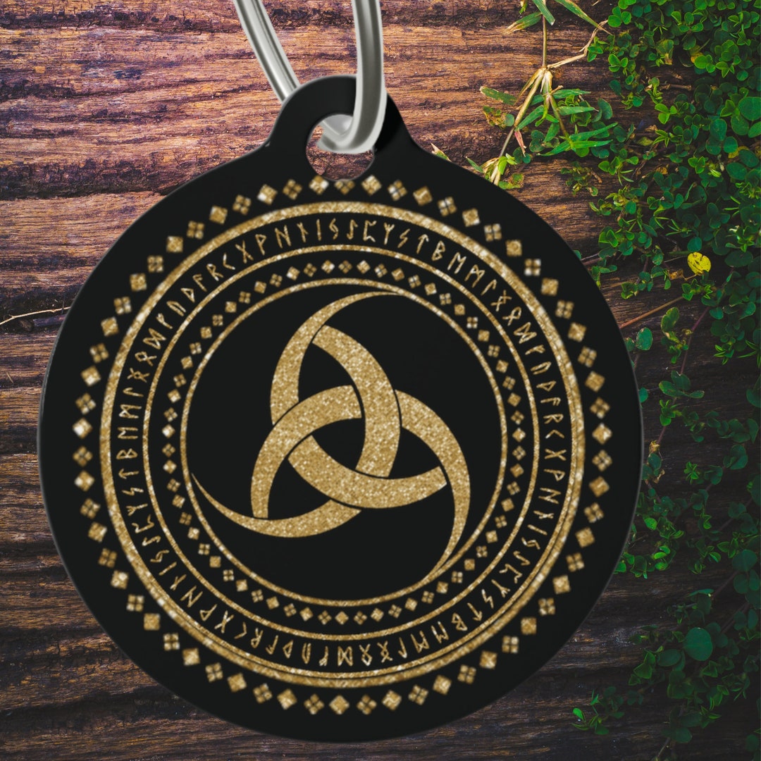 Pet Name Tags, Odin Rune Protection Amulet, Cat ID Tag, Custom Dog Tag ...