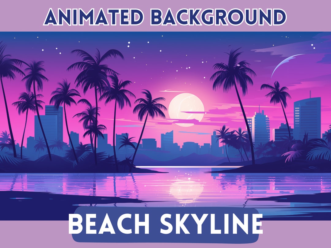 Vtuber Background, Vtuber Animated Background, Twitch Stream Overlay ...