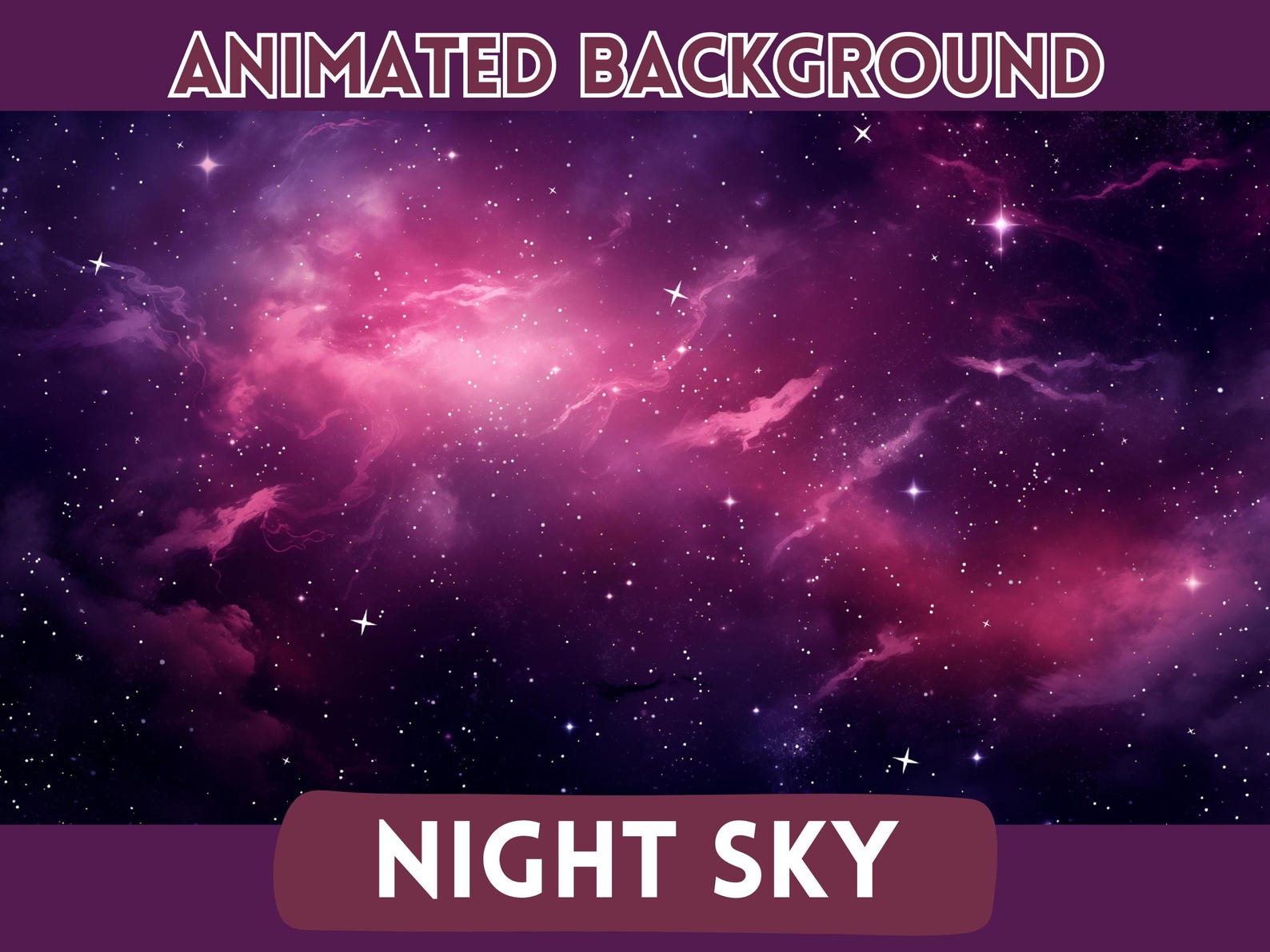 Vtuber Background, Vtuber Animated Background, Twitch Stream Overlay ...