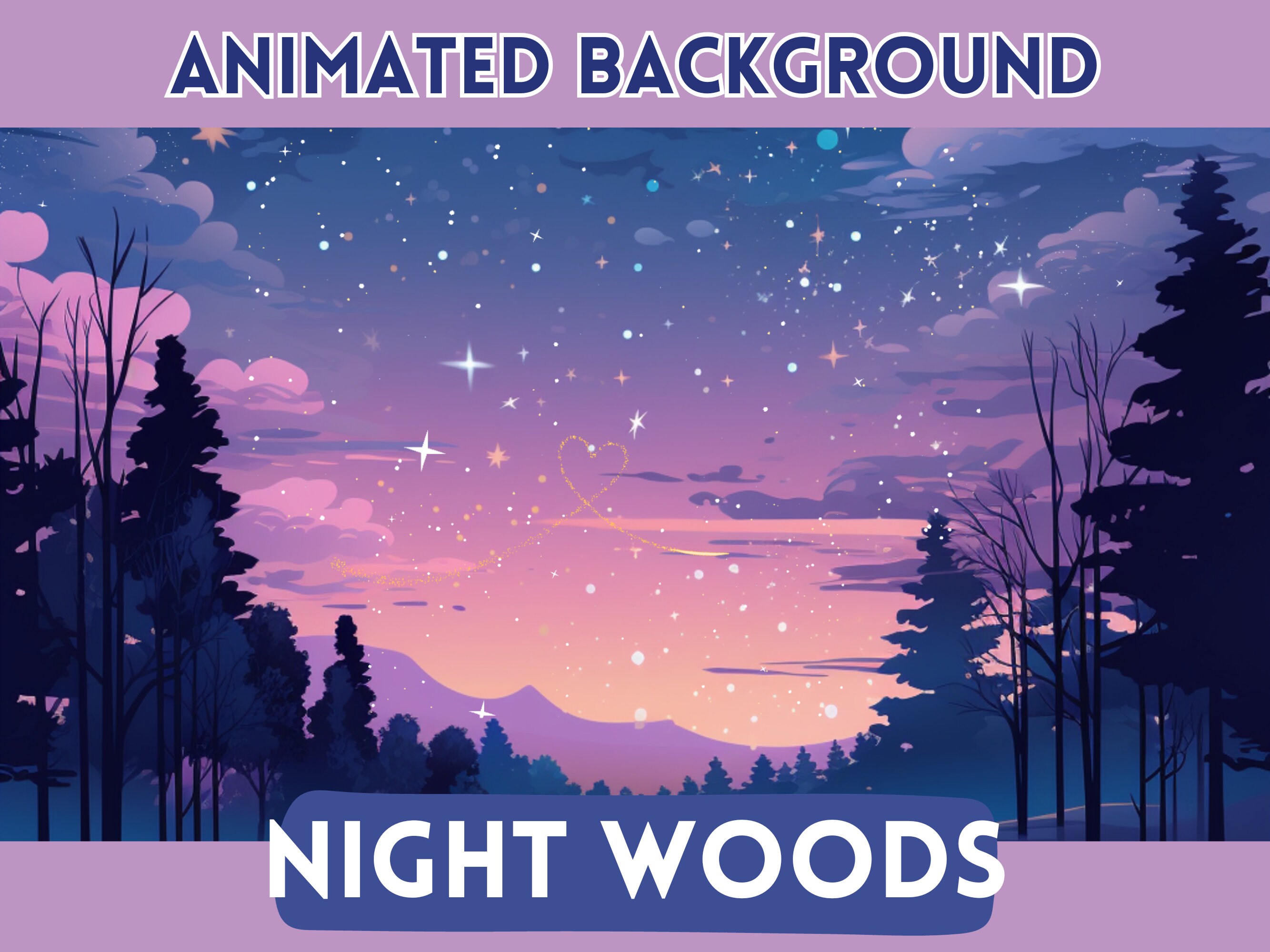 Vtuber Background, Vtuber Animated Background, Twitch Stream Overlay ...