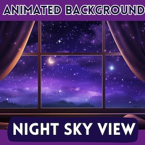 Vtuber Background, Vtuber Animated Background, Twitch Stream Overlay ...