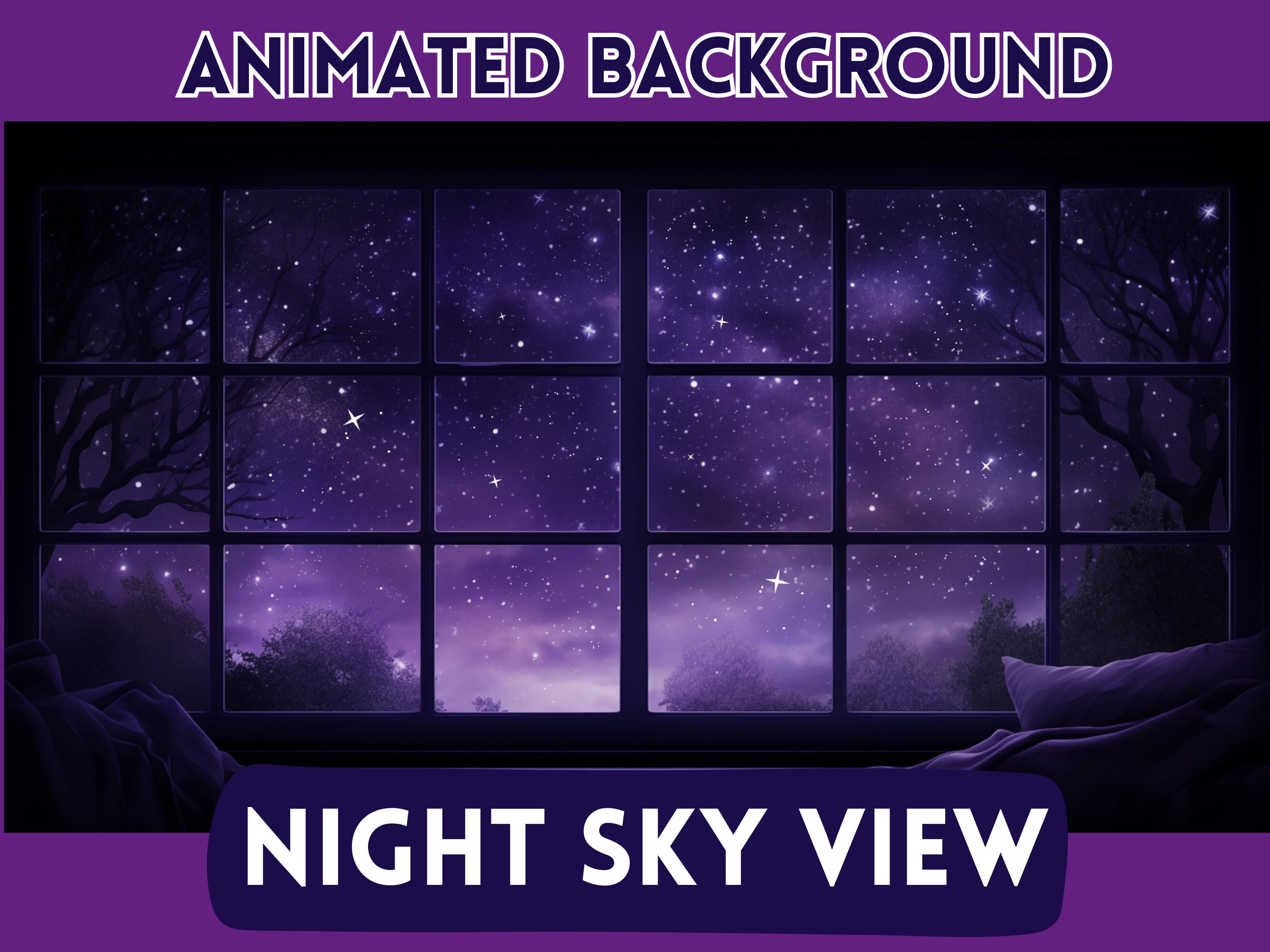 Vtuber Background, Vtuber Animated Background, Twitch Stream Overlay ...