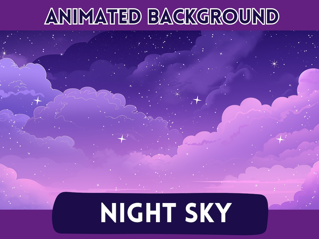 Vtuber Background, Vtuber Animated Background, Twitch Stream Overlay ...