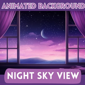 Vtuber Background, Vtuber Animated Background, Twitch Stream Overlay ...